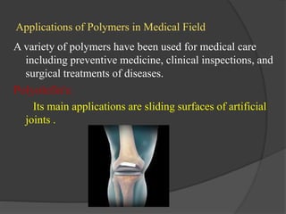 classification polymer and its medical application | PPTX | Chemistry ...