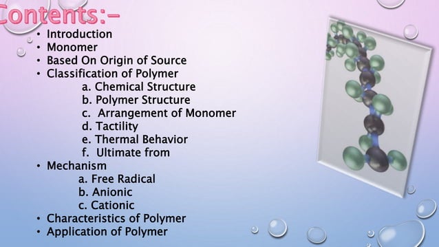 Polymer & mechanism | PPT
