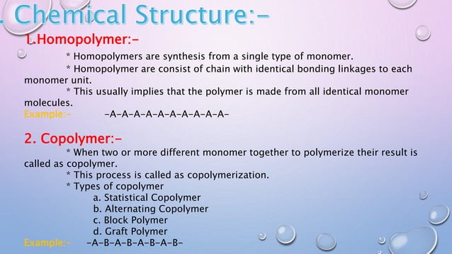 Polymer & mechanism | PPT