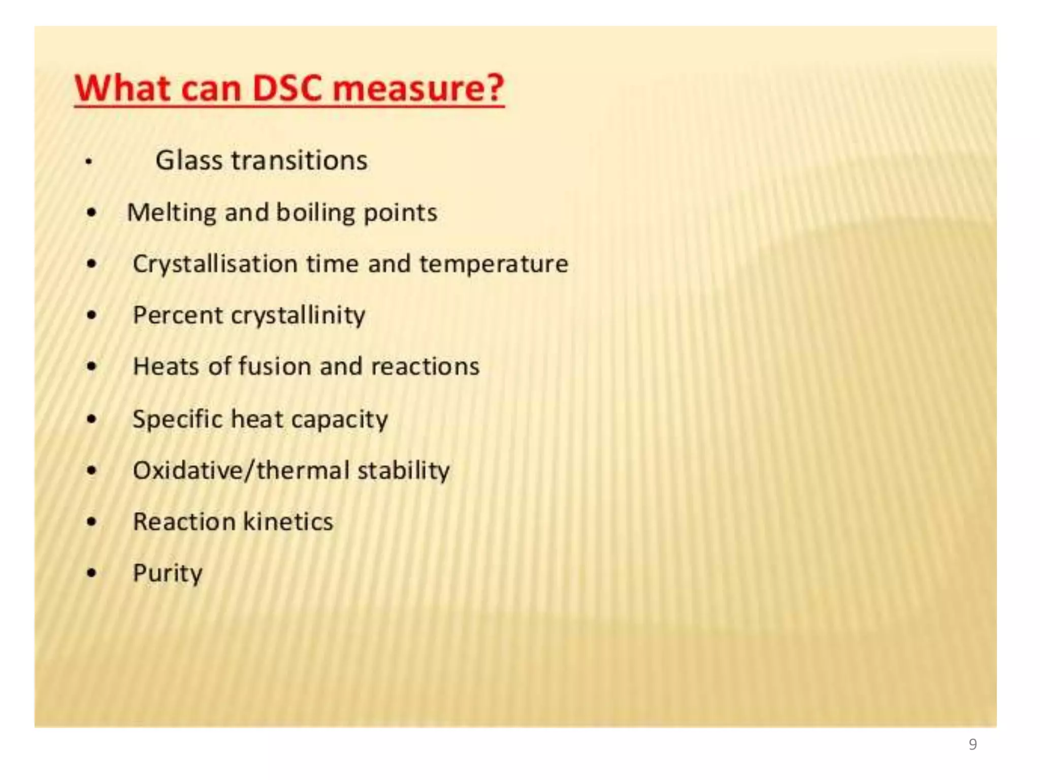 Polymer- Differential Scanning Calorimetric (DSC) | PPT
