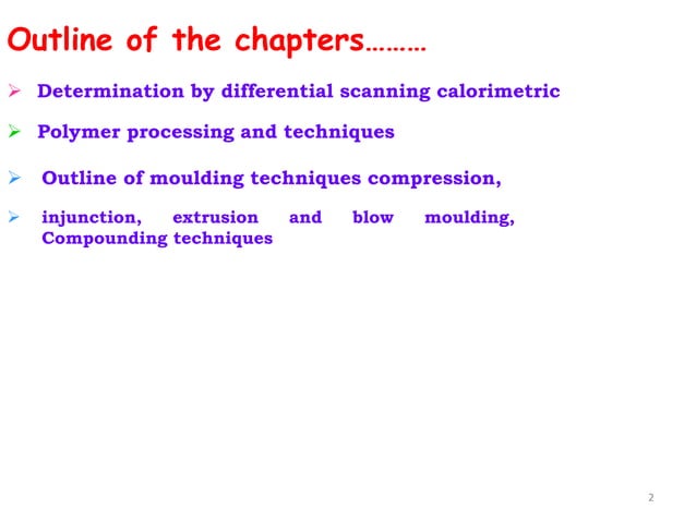 Polymer- Differential Scanning Calorimetric (DSC) | PPT