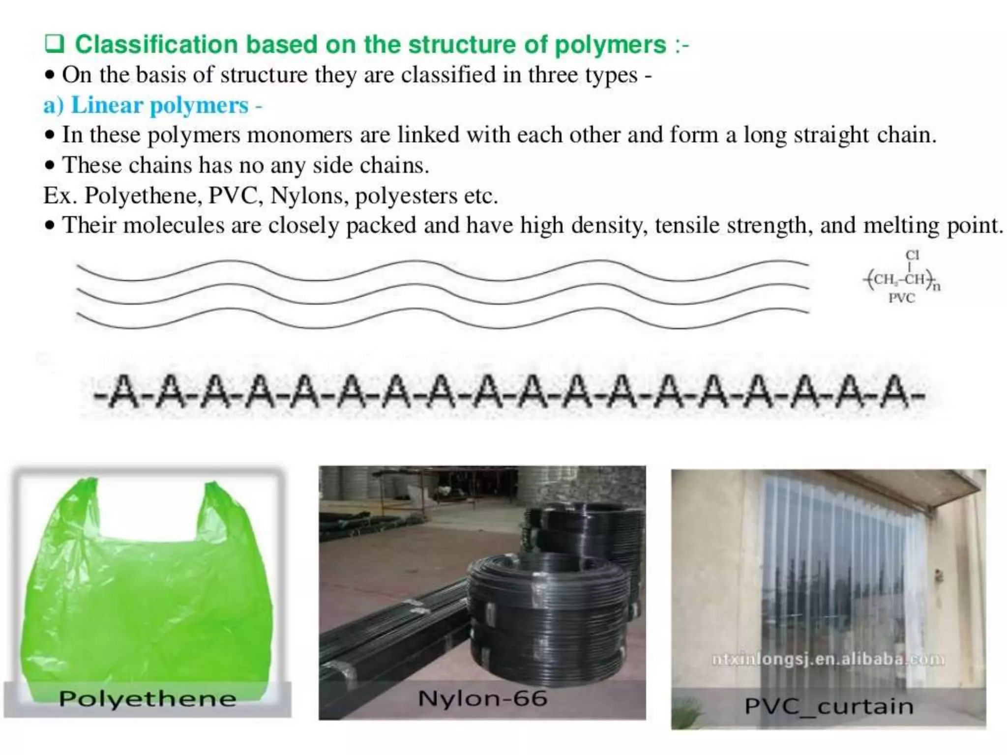 Polymer classification | PPT