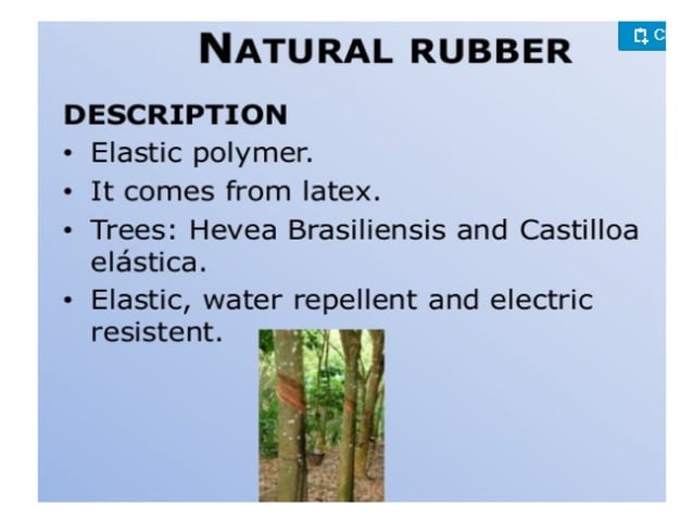 Polymer-rubber,Natural Rubbers,Types, Synthetic rubber .pptx