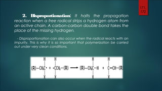 Polymerisation Mechanism ( chain growth ) | PPT