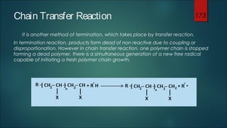 Polymerisation Mechanism ( chain growth ) | PPT