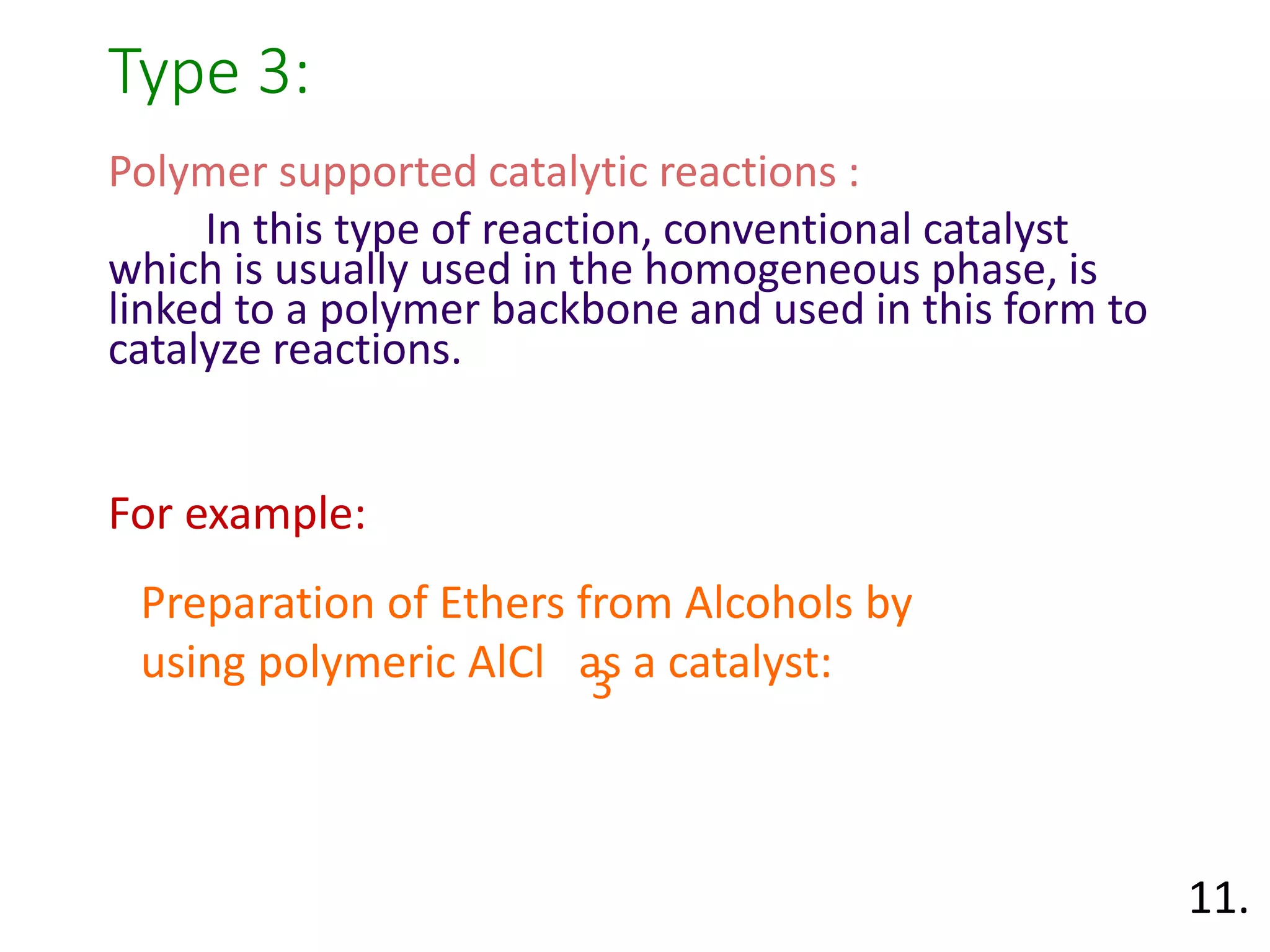 Polymer supported Synthesis | PPTX