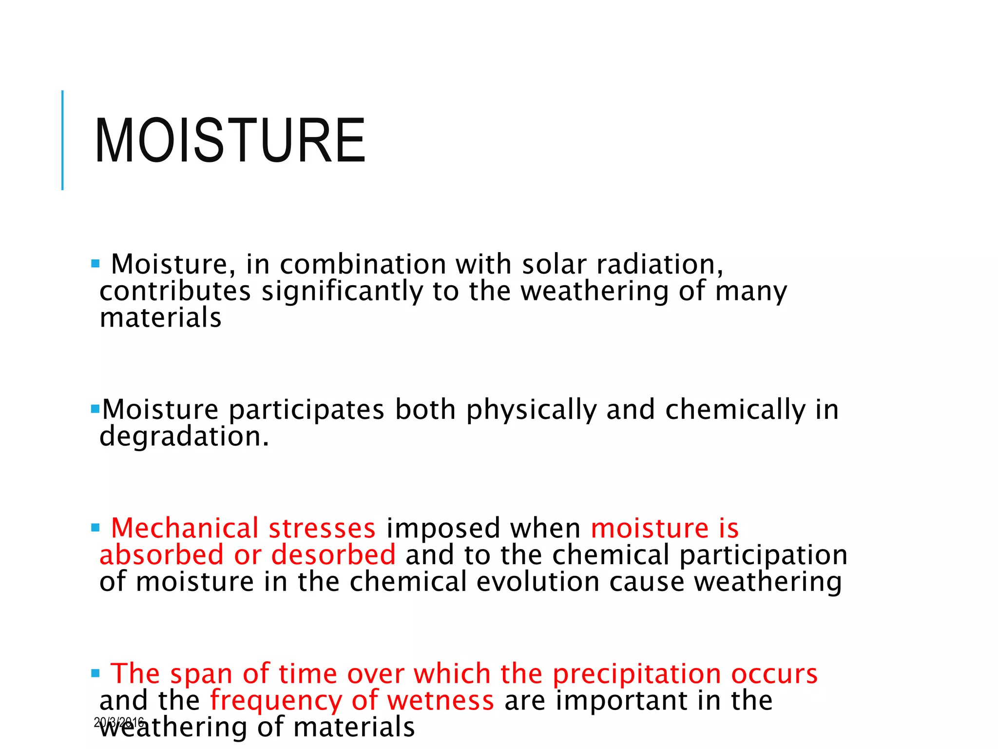 Polymer weathering | PPTX