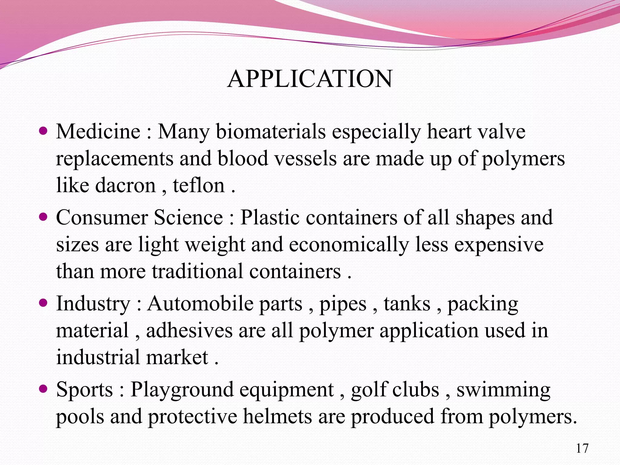 POLYMERS | PPTX