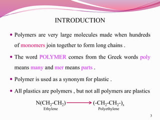 POLYMERS | PPTX