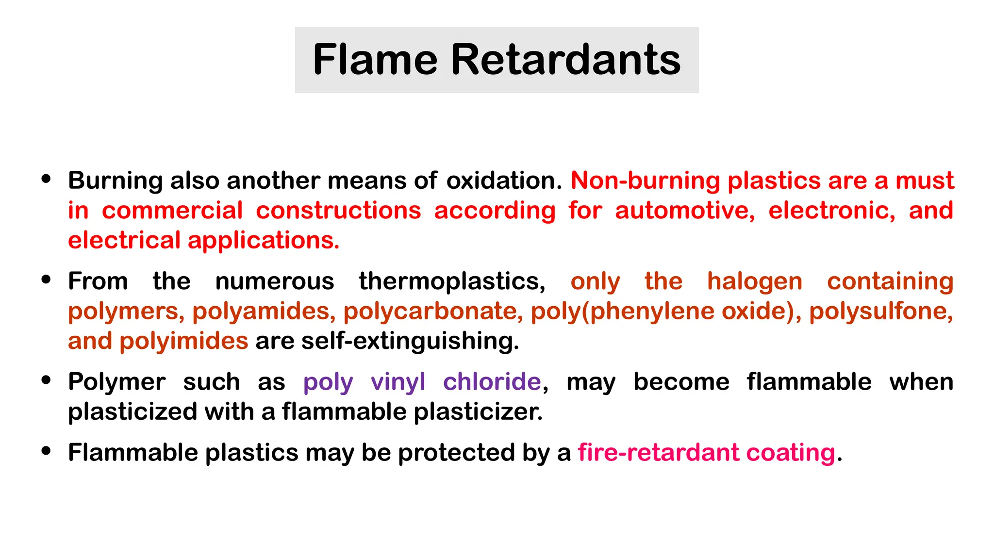 Polymer Additives for BSc Polymer Chemistry | PPTX