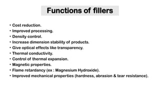 Polymer Additives for BSc Polymer Chemistry | PPTX