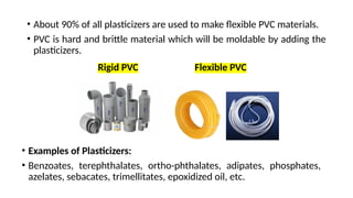 Polymer Additives for BSc Polymer Chemistry | PPTX | Chemistry | Science