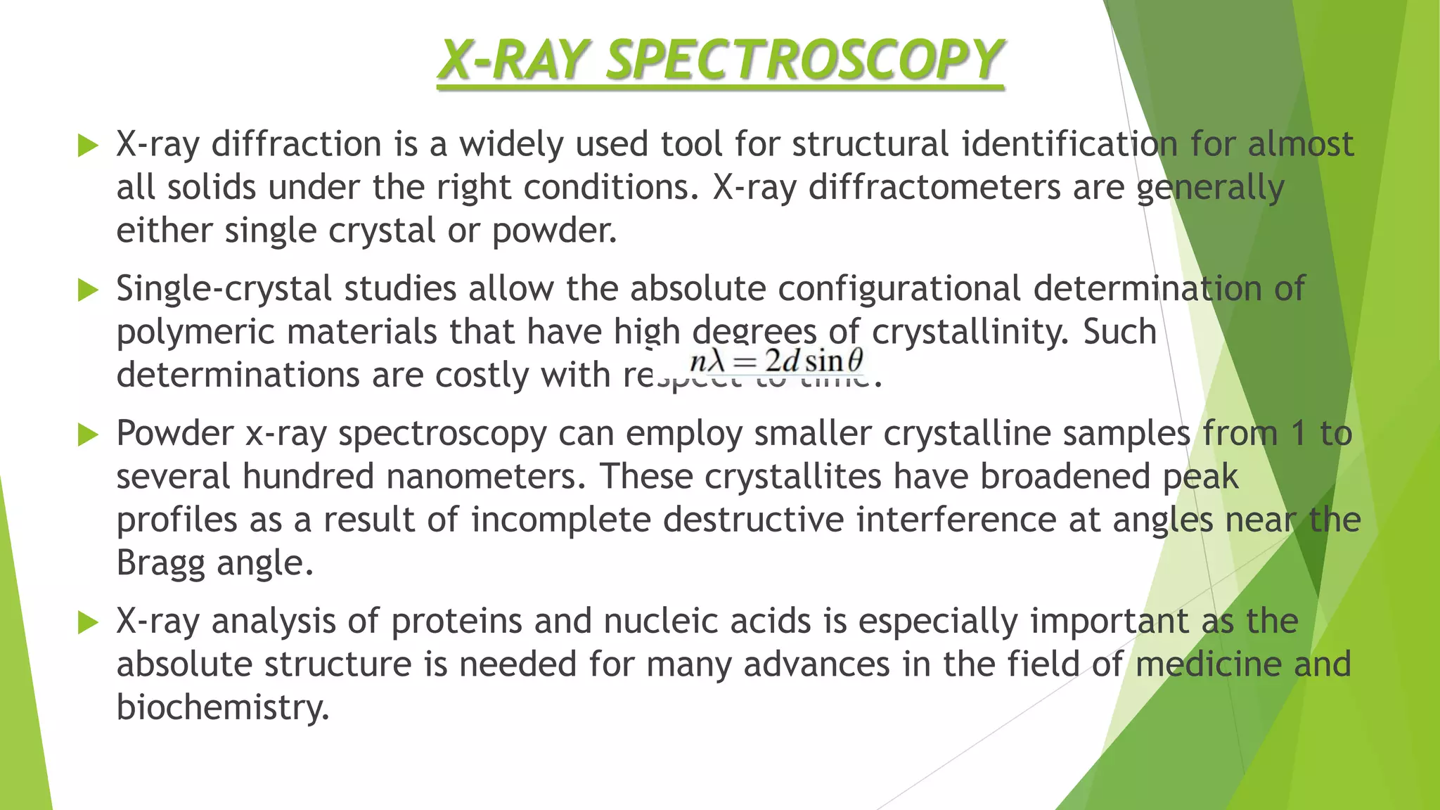Polymer analysis by spectral methods | PPTX | Chemistry | Science