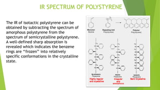 Polymer analysis by spectral methods | PPTX