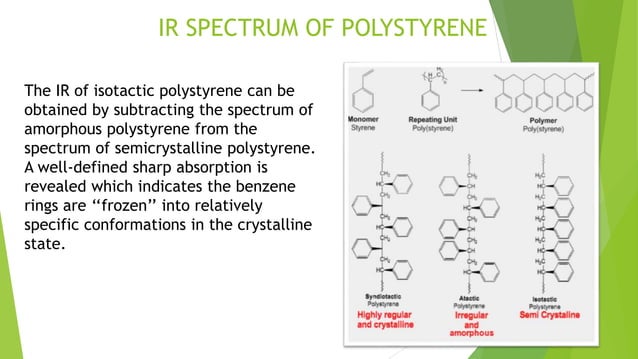 Polymer analysis by spectral methods | PPTX | Chemistry | Science