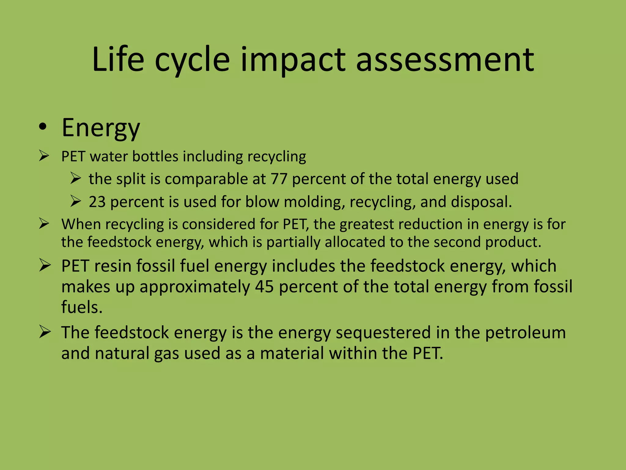 Polymer and Environment -LCA (Group 6) | PPTX