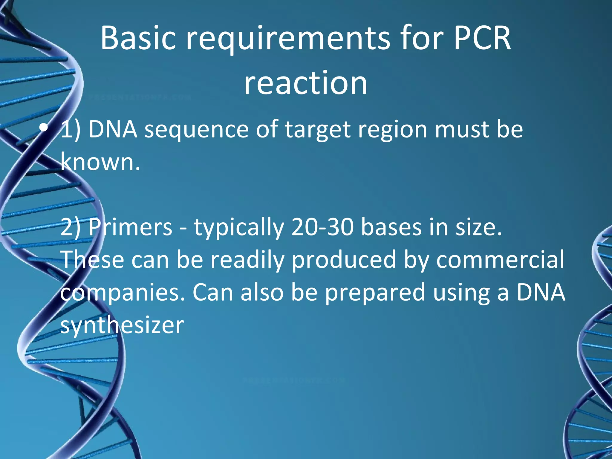 Polymerase chain reaction (PCR) | PPT