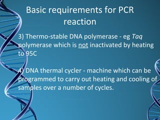 Polymerase chain reaction (PCR) | PPT