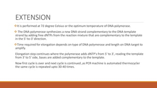 Polymerase chain reaction | PPTX
