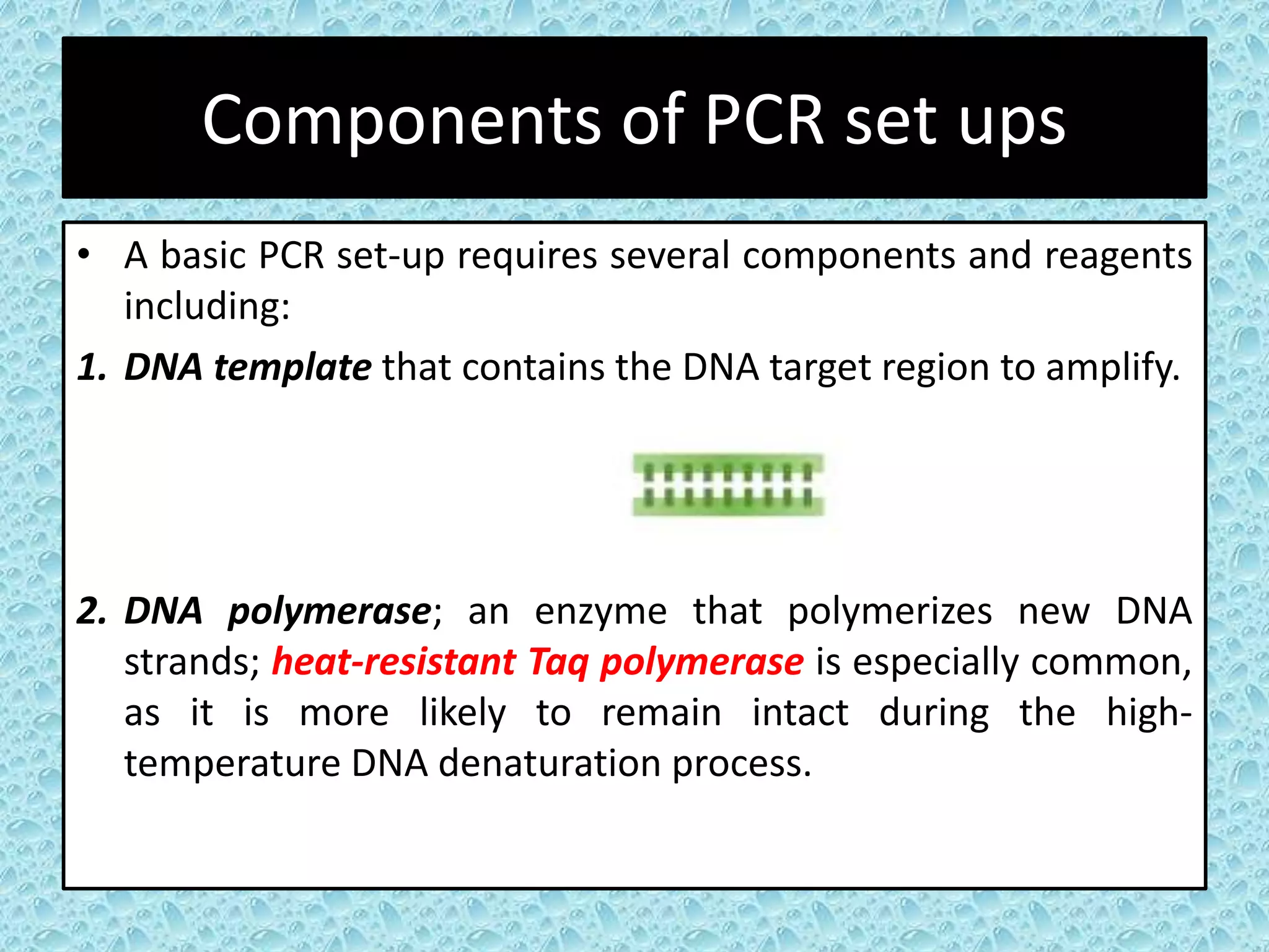 Polymerase chain reaction | PPTX