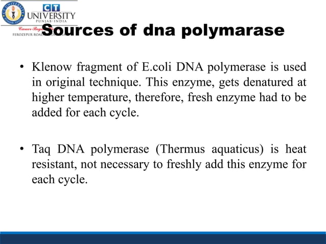 Polymerase chain reaction | PPT