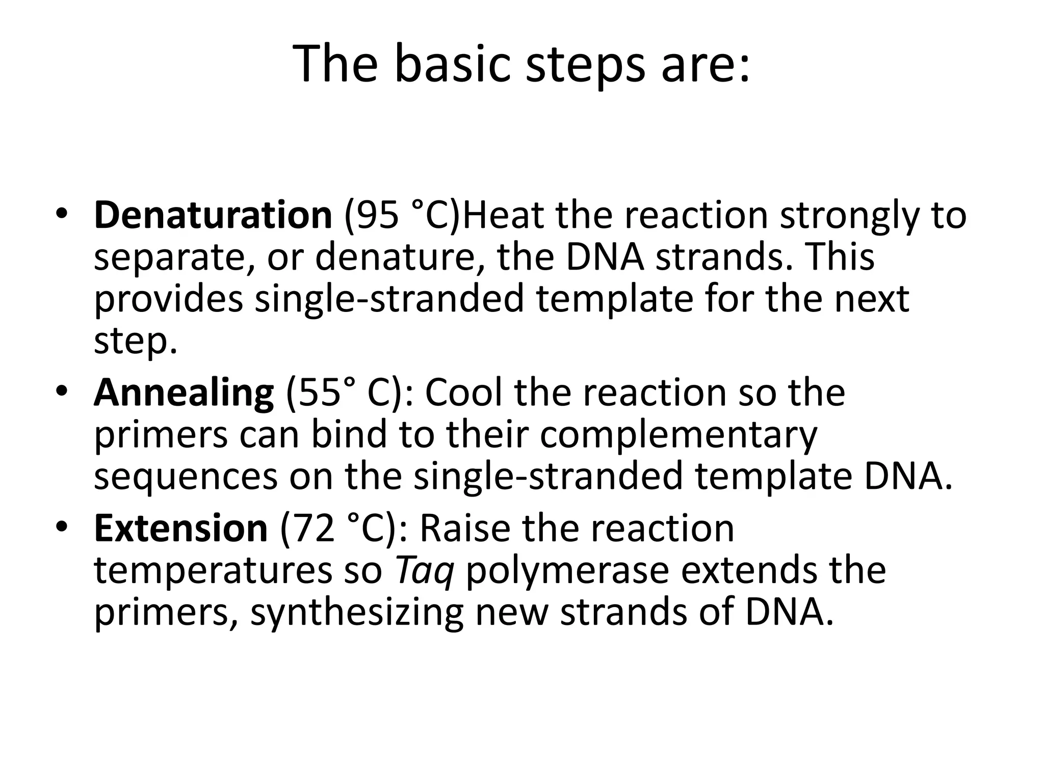 Polymerase chain reaction | PPTX | Chemistry | Science