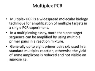 Polymerase chain reaction | PPTX | Chemistry | Science