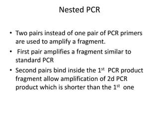 Polymerase chain reaction | PPTX | Chemistry | Science