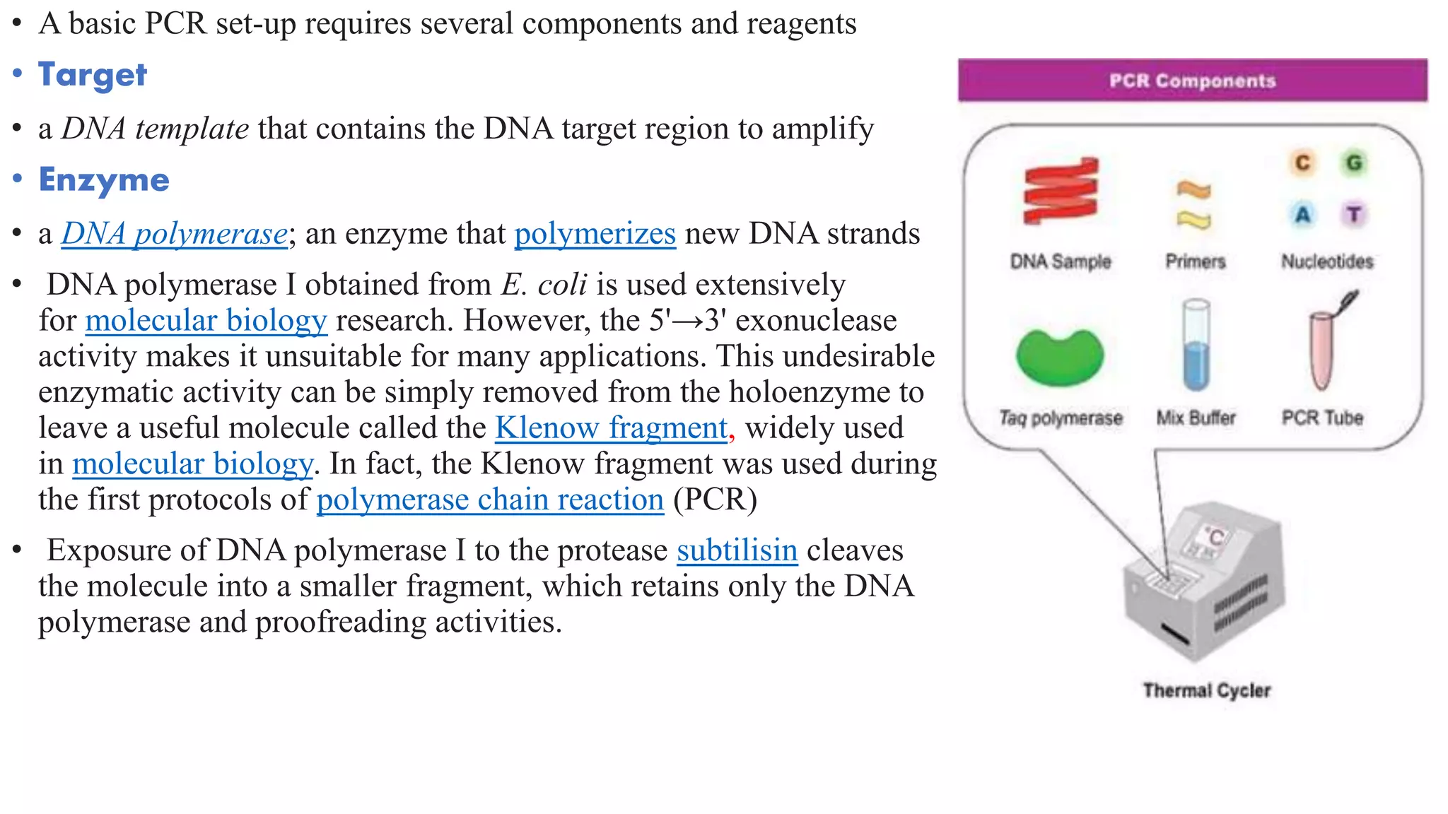 Polymerase chain reaction | PPTX