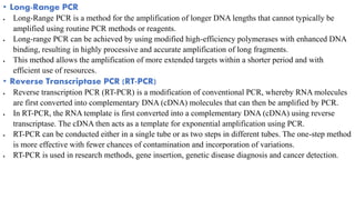 Polymerase chain reaction | PPTX