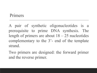 Polymerase Chain Reaction | PPTX