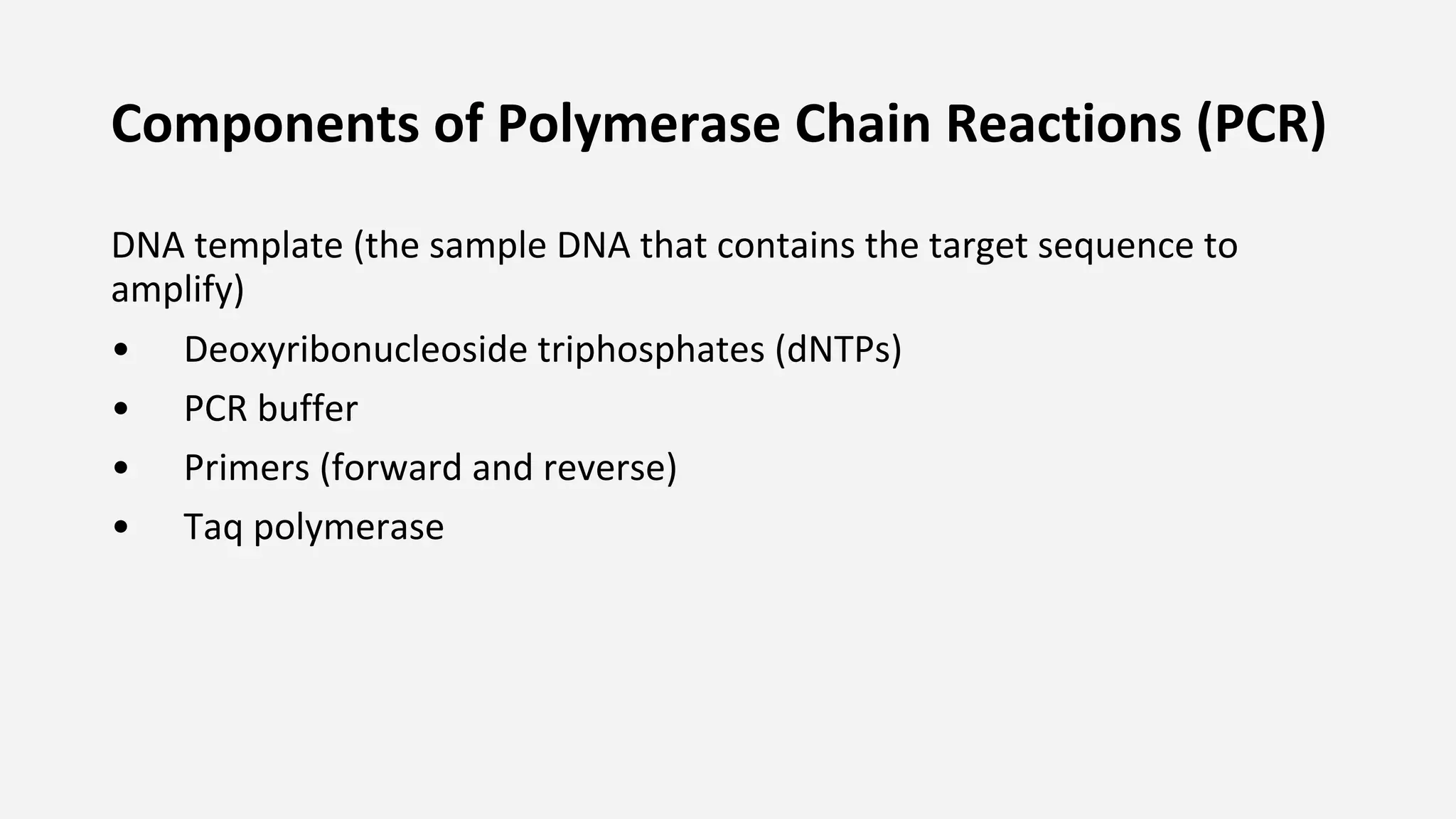Polymerase Chain Reaction- Principle, procedure, and applications of ...