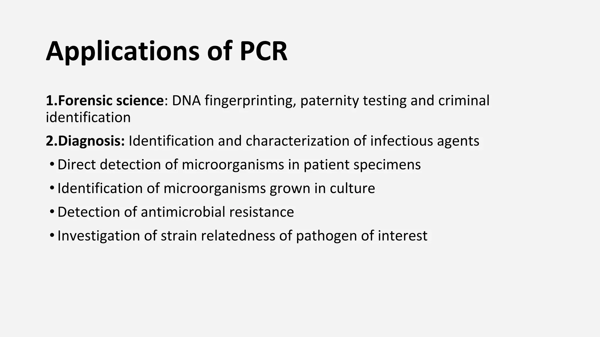 Polymerase Chain Reaction- Principle, procedure, and applications of ...