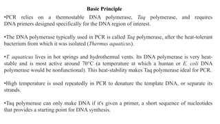 Polymerase Chain Reaction.pptx biotechnology | PPTX