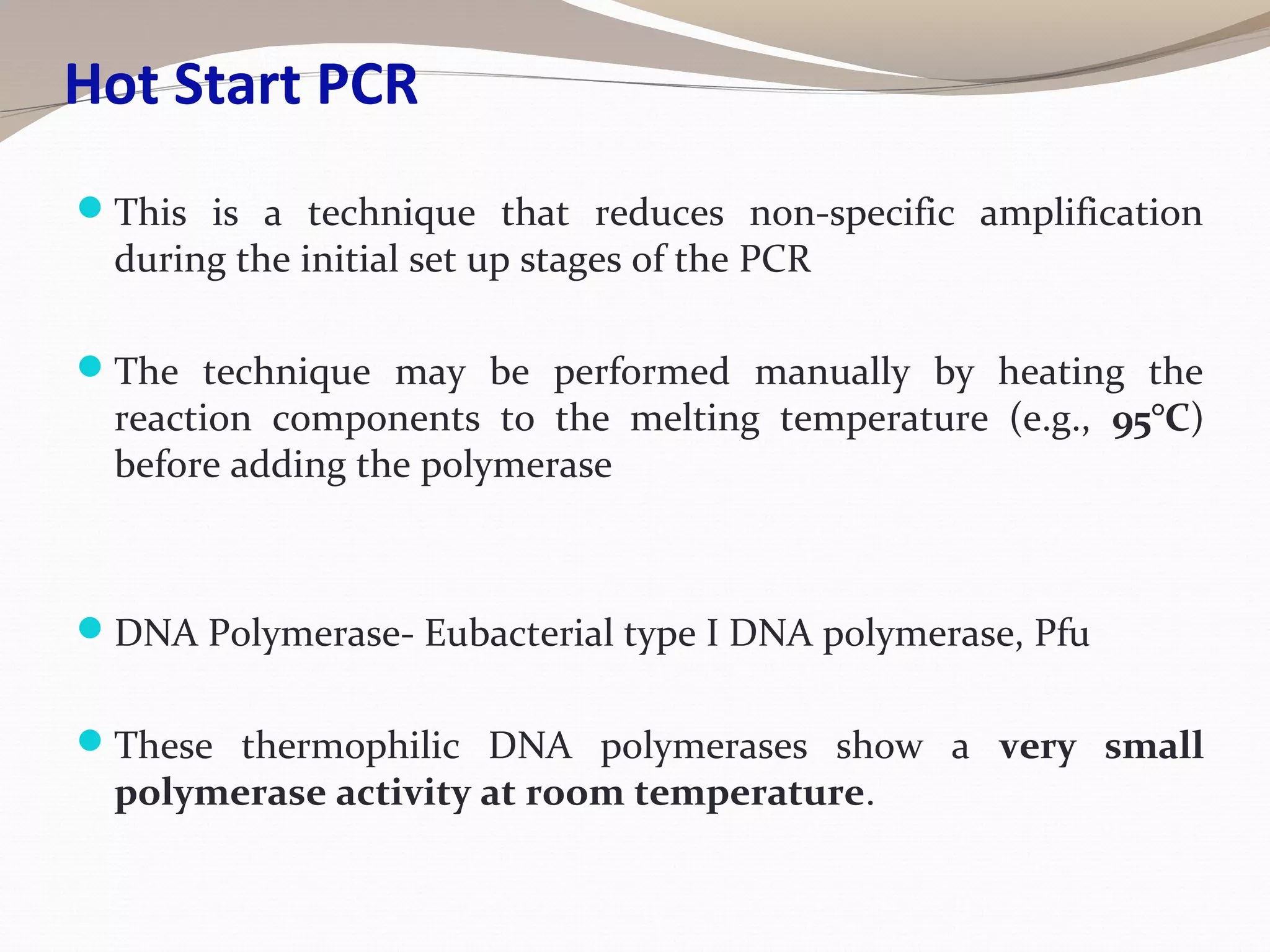Polymerase chain reaction principles and practice | PPT