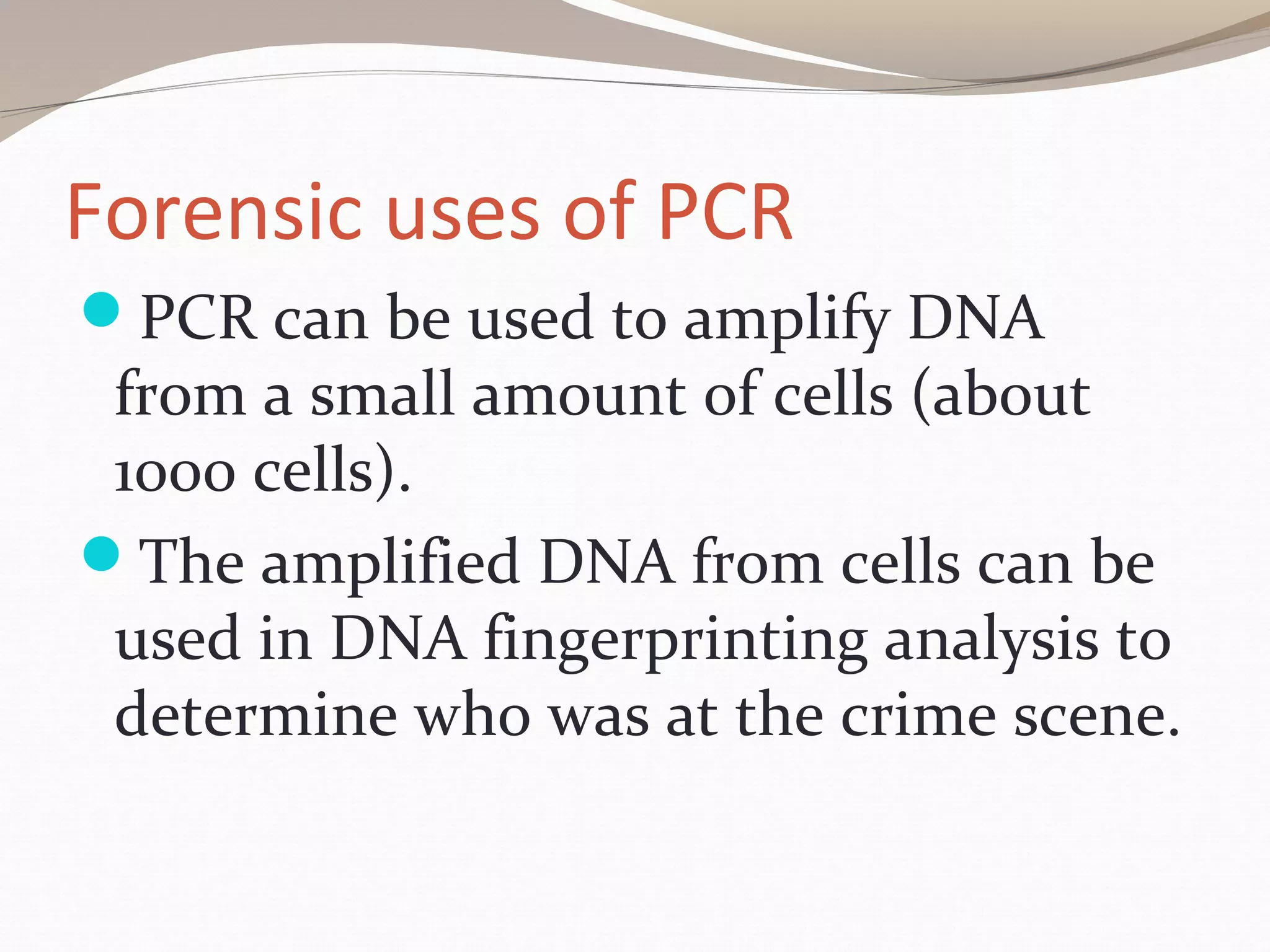 Polymerase chain reaction principles and practice | PPT