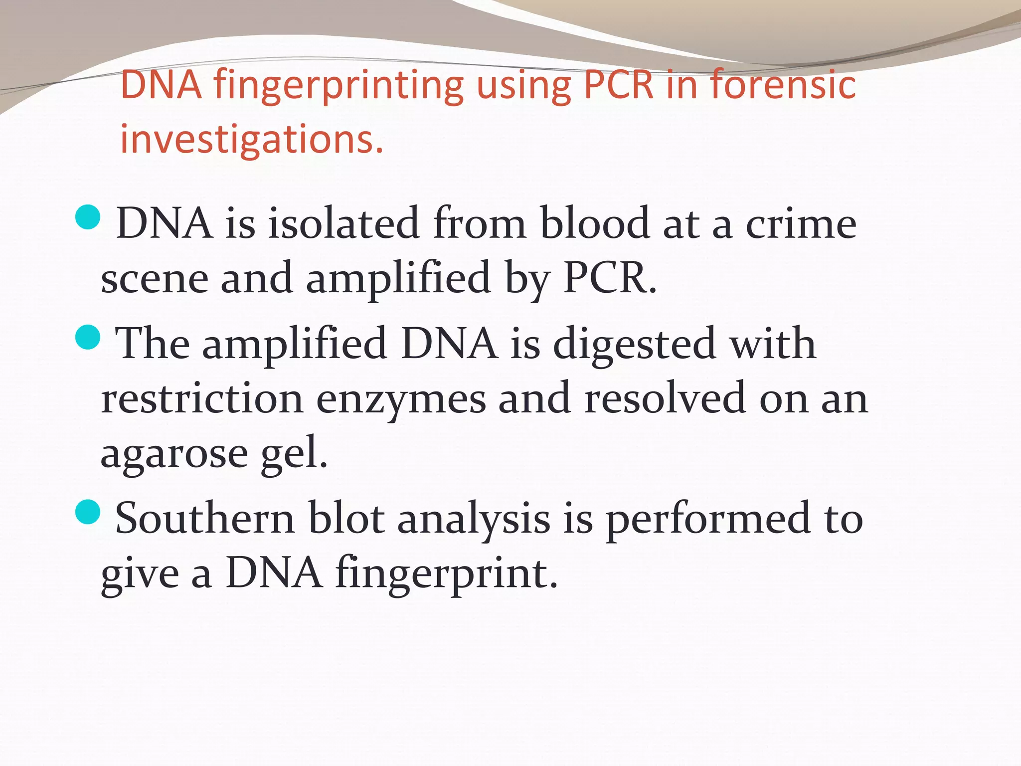 Polymerase chain reaction principles and practice | PPT