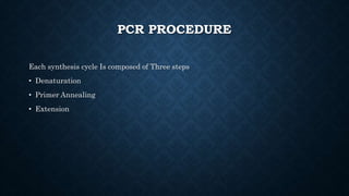Polymerase chain reaction & culture media | PPTX