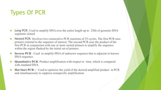 Polymerase chain reaction(PCR) | PPTX