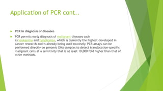 Polymerase chain reaction(PCR) | PPTX