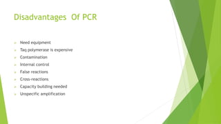 Polymerase chain reaction(PCR) | PPTX
