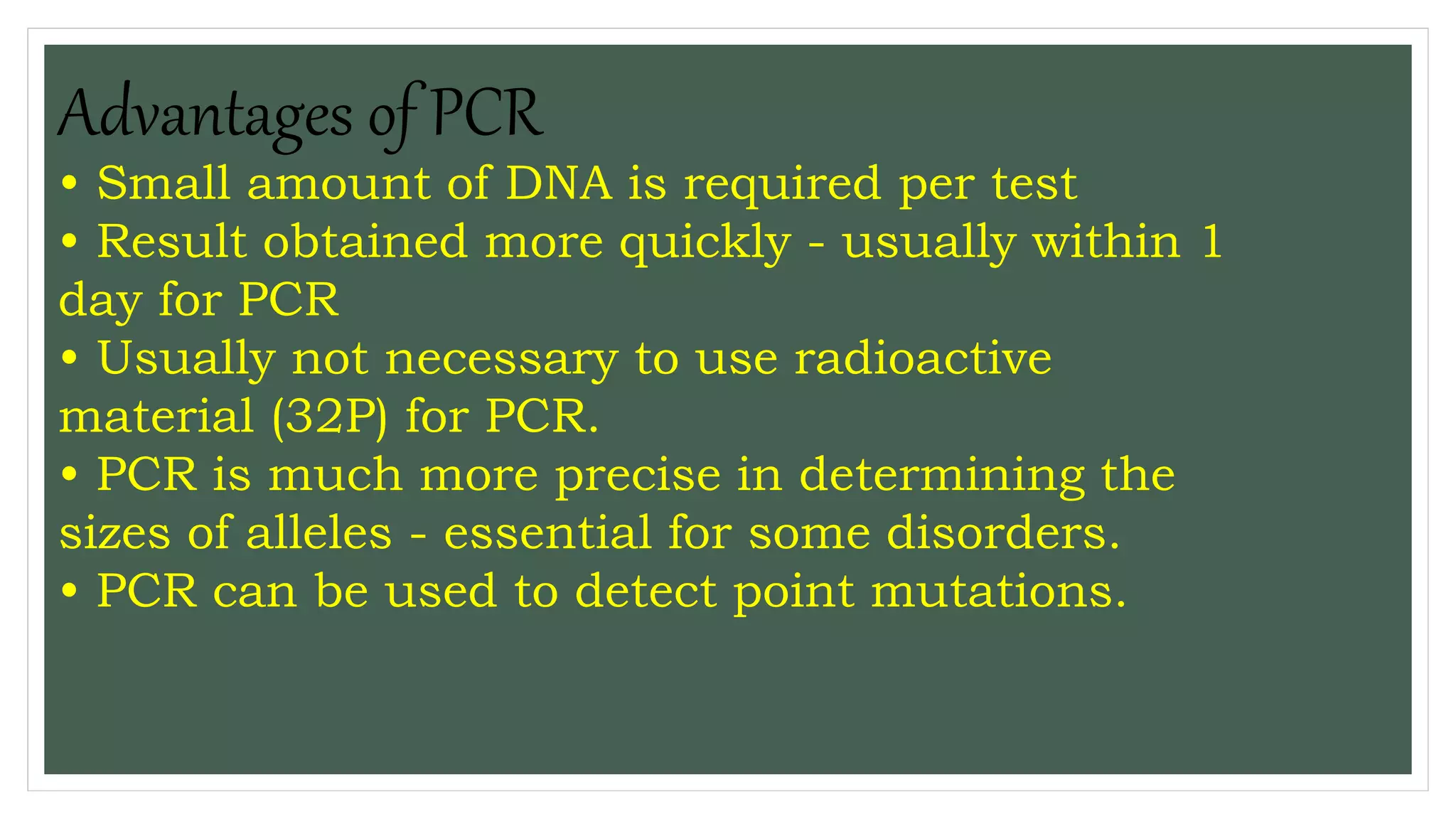 Polymerase chain reaction (pcr) | PPTX