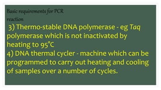 Polymerase chain reaction (pcr) | PPT