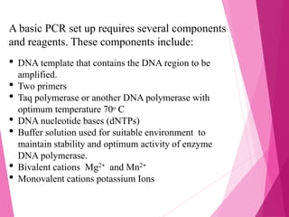 Polymerase chain reaction (pcr) | PPT
