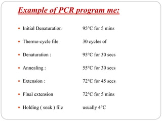 Polymerase chain reaction(pcr) | PPT