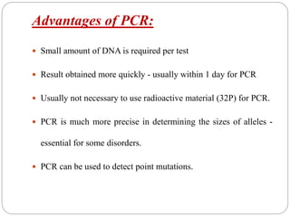 Polymerase chain reaction(pcr) | PPT