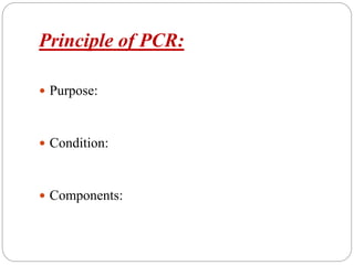 Polymerase chain reaction(pcr) | PPT