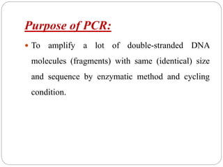 Polymerase chain reaction(pcr) | PPT