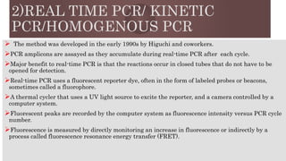 POLYMERASE CHAIN REACTION(PCR) microbiology | PPT