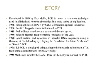 Polymerase chain reaction (pcr) himanshu | PPTX | Chemistry | Science